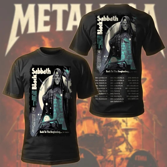 Black Sabbath Back to the Beginning World Tour 2025 Shirt - Walmart.com