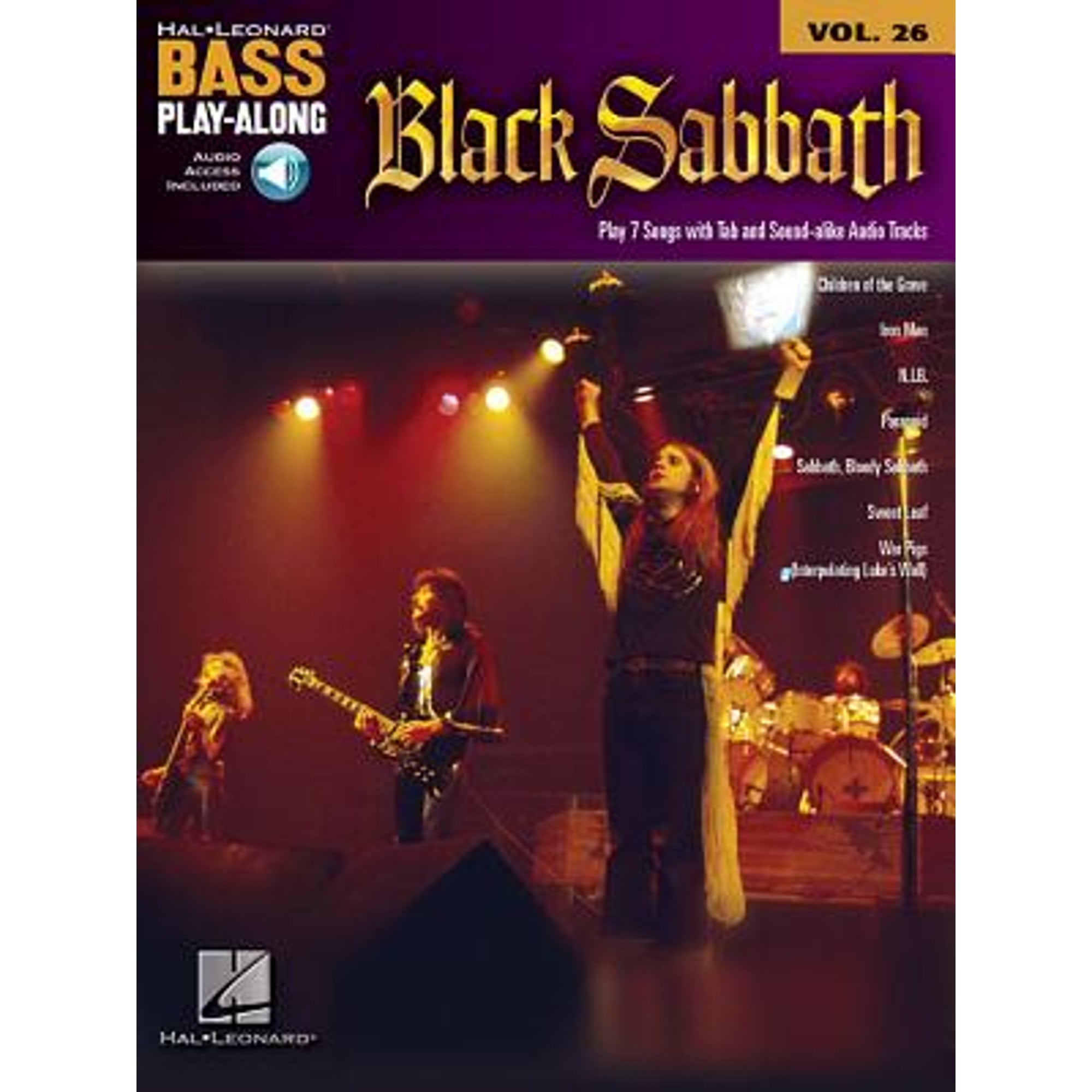Pre-Owned Black Sabbath: Bass Play-Along Volume 26 (Paperback) by Black ...