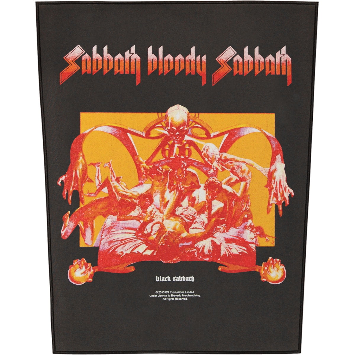 Black Sabbath Bloody Sabbath - Back Patch - Walmart.com