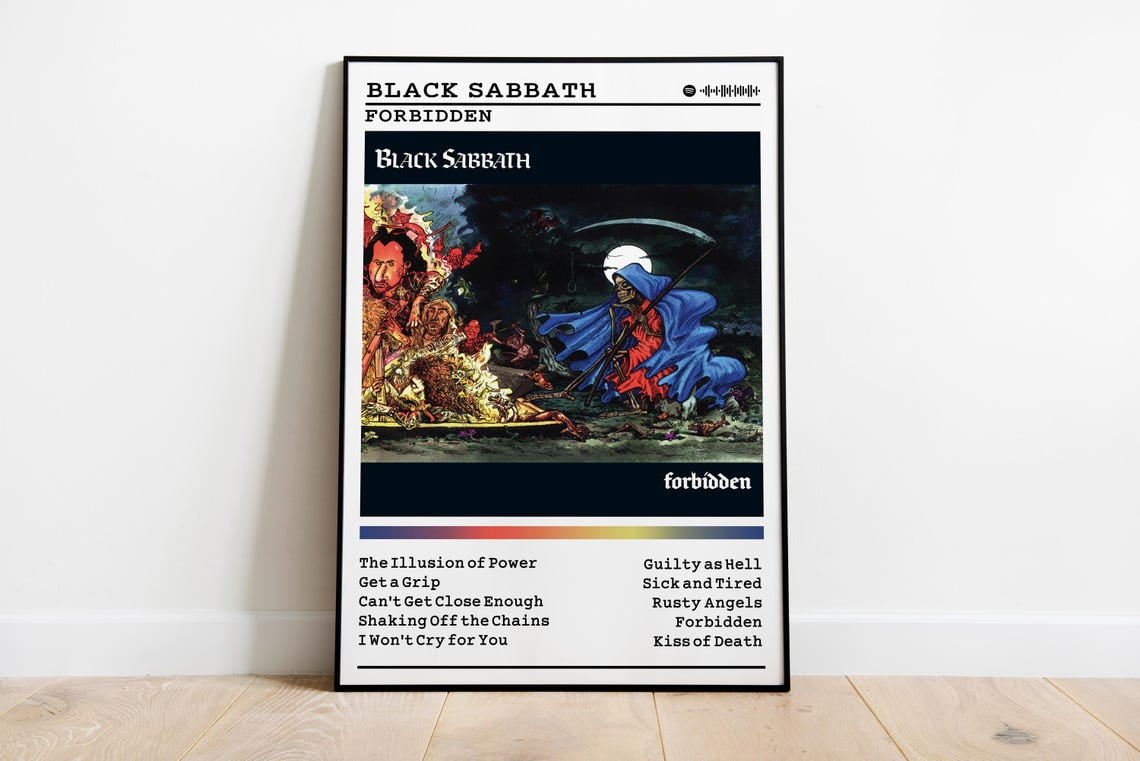 Black Sabbath, Forbidden, Album Prints, Wall Decor S, Album Cover ...