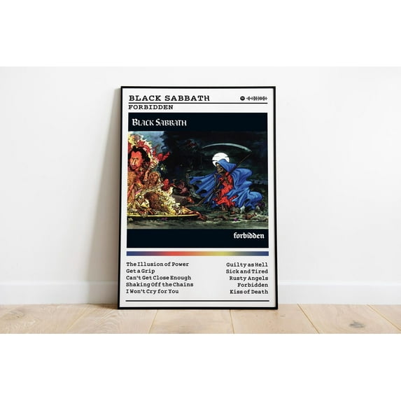 Black Sabbath, Forbidden, Album Prints, Wall Decor S, Album Cover ...