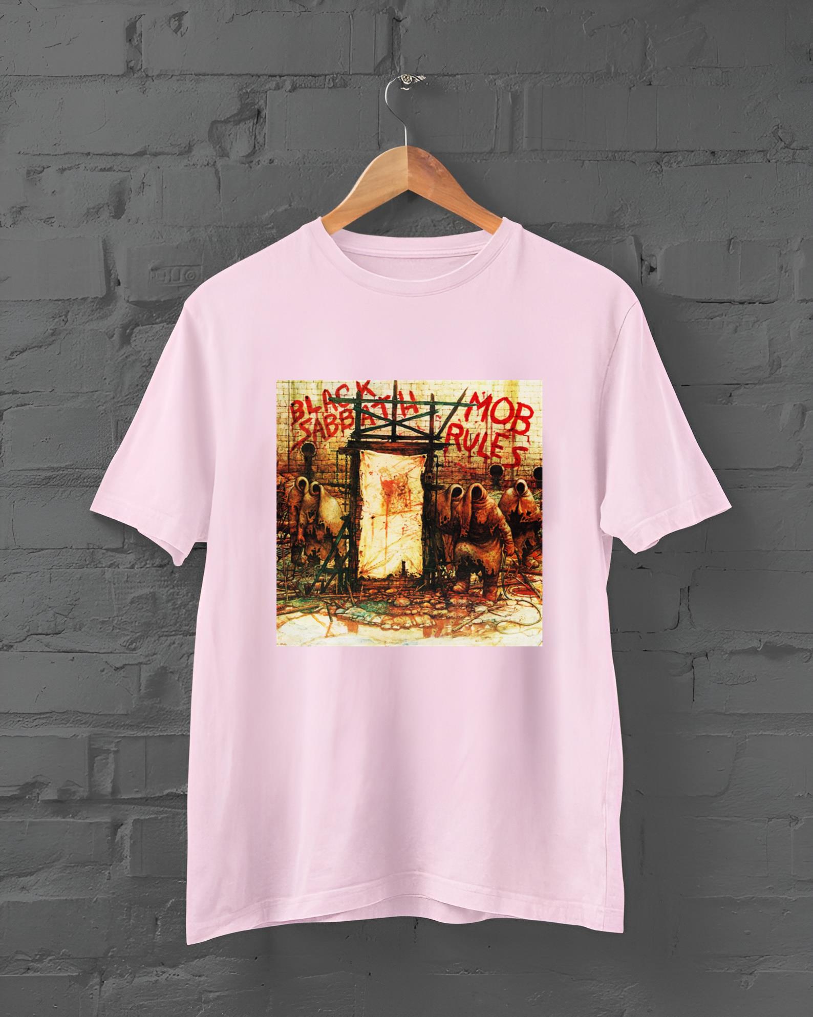 Black Sabbath Mob Rules 1981 Men'S Black Shirt Size S-5Xl New - Instock ...