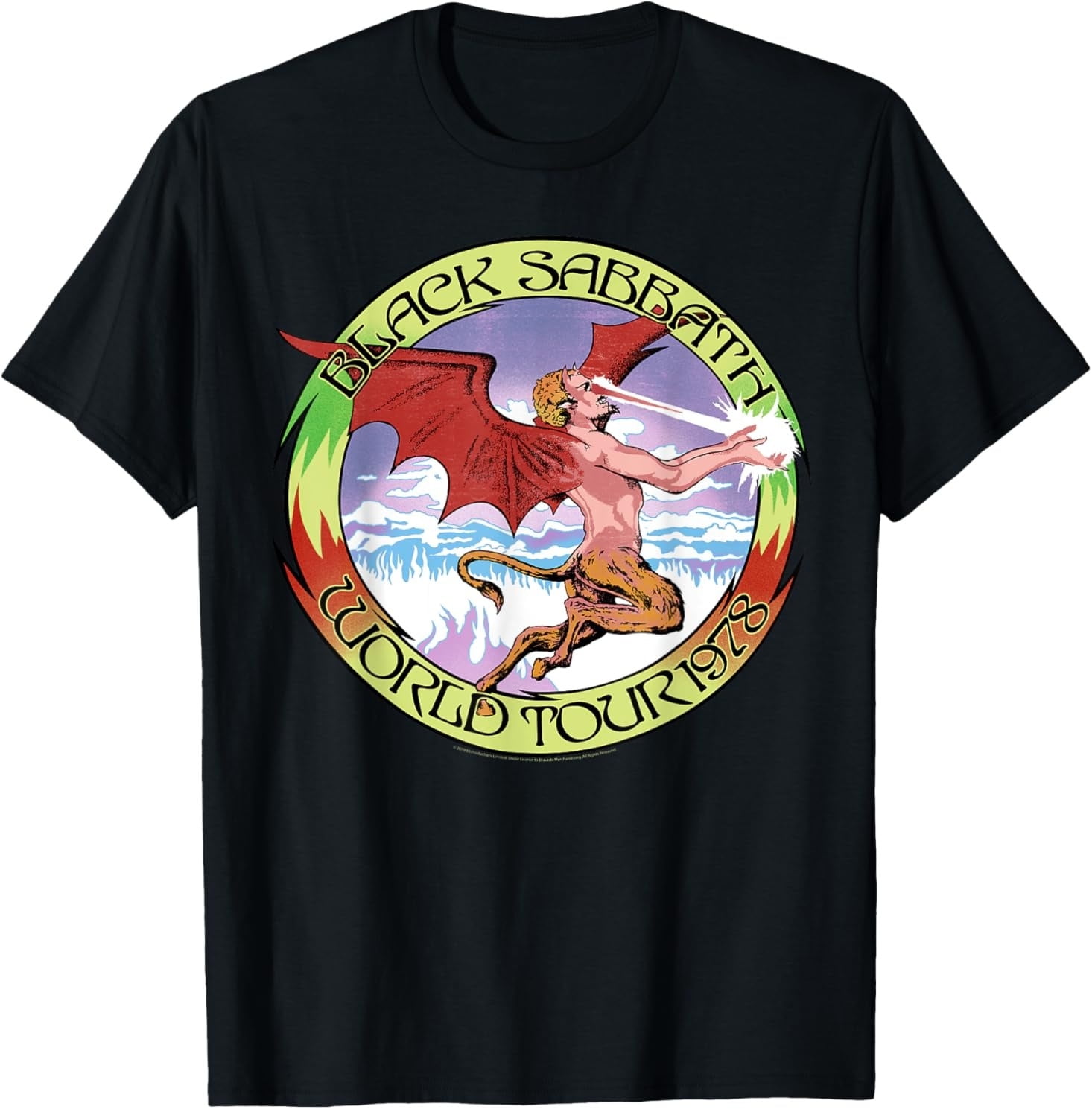 Black Sabbath Official World Tour T-Shirt - Walmart.com