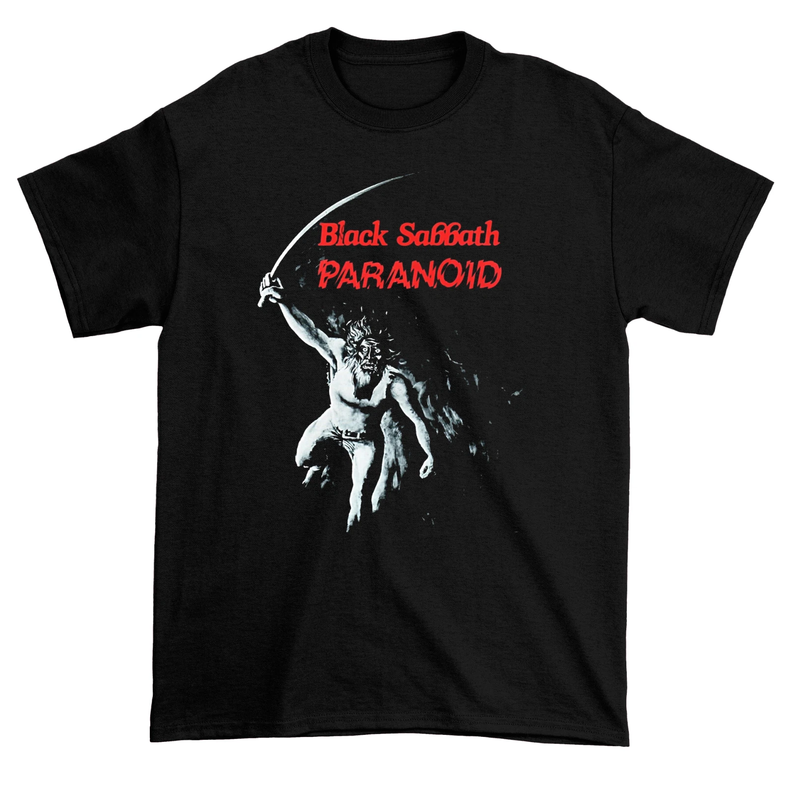 Black Sabbath Paranoid Men T-shirt Black Tee All Sizes S to 5XL 83 ...