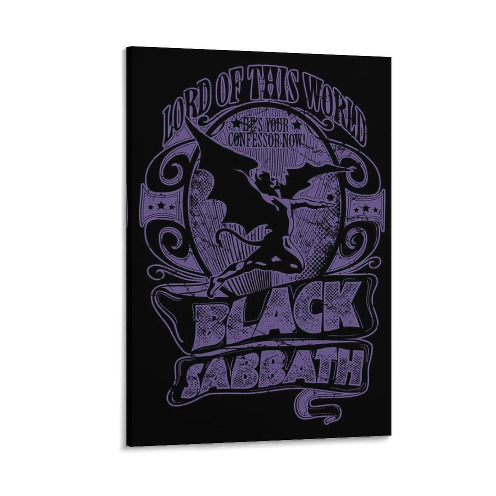 Black Sabbath Poster Picture Print Wall Art Poster Painting Canvas ...
