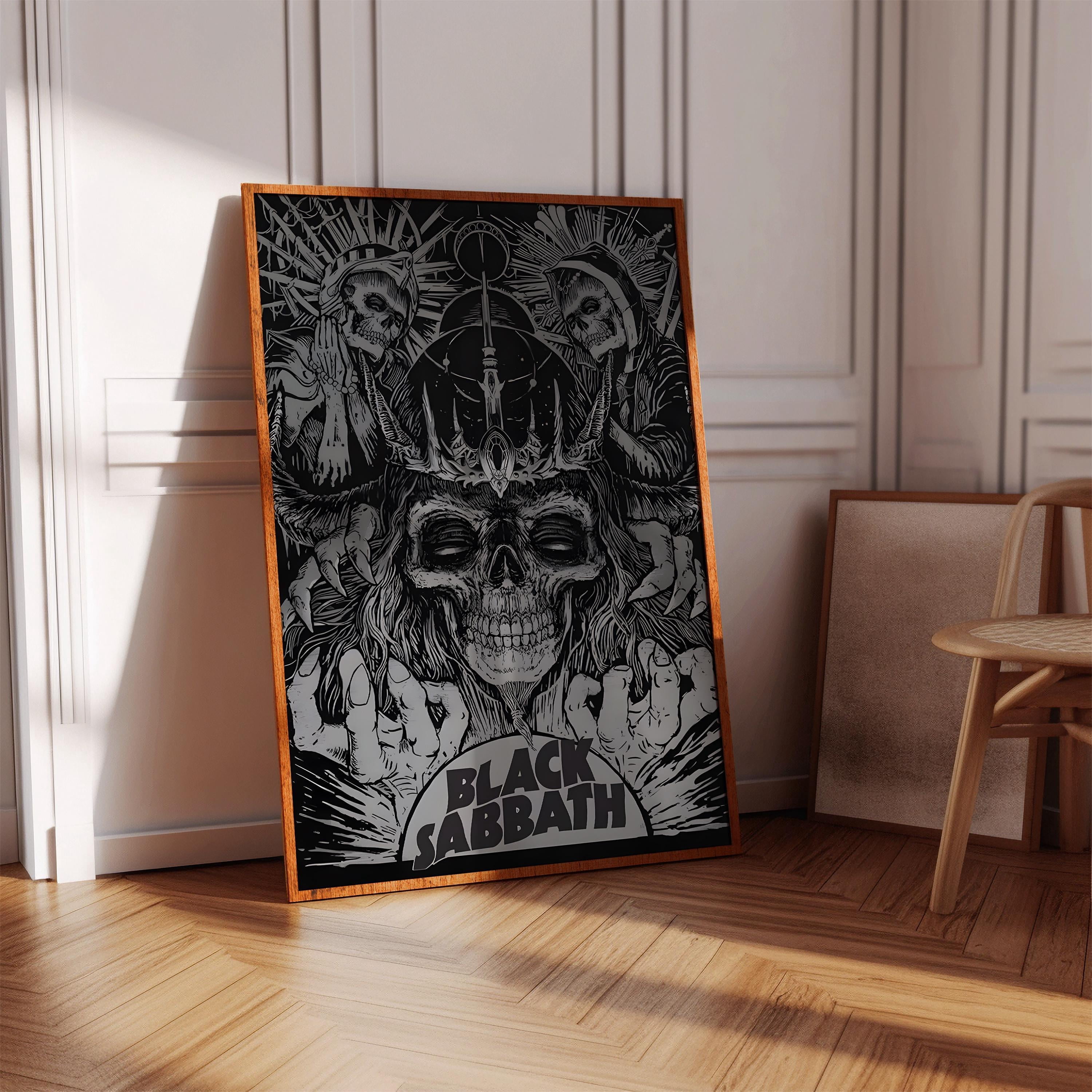 Black Sabbath Poster Print Concert Poster Album Poster Print Album ...