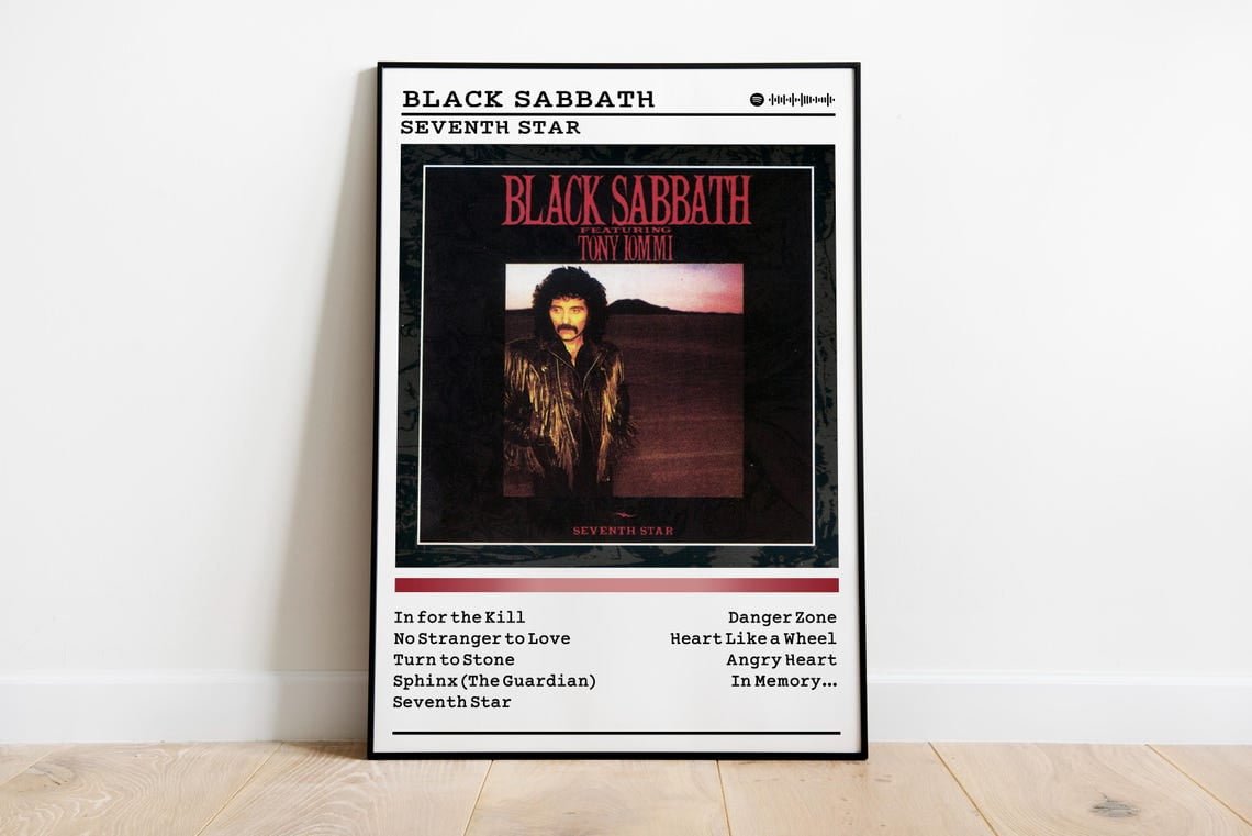 Black Sabbath, Seventh Star, Album Prints, Wall Decor S, Album Cover ...