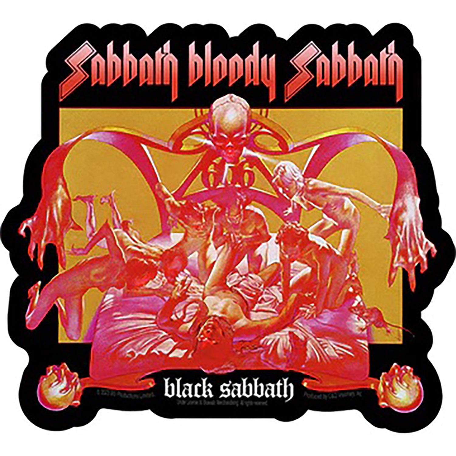 Black Sabbath Sticker - Walmart.com