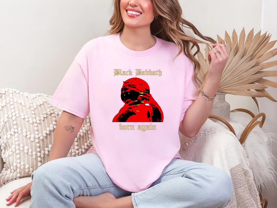 Black Sabbath T-Shirt with Born Again Heavy Metal Album Graphic, for ...