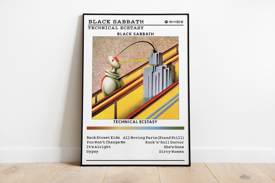 Black Sabbath, Technical Ecstasy, Album Prints, Wall Decor S, Album ...