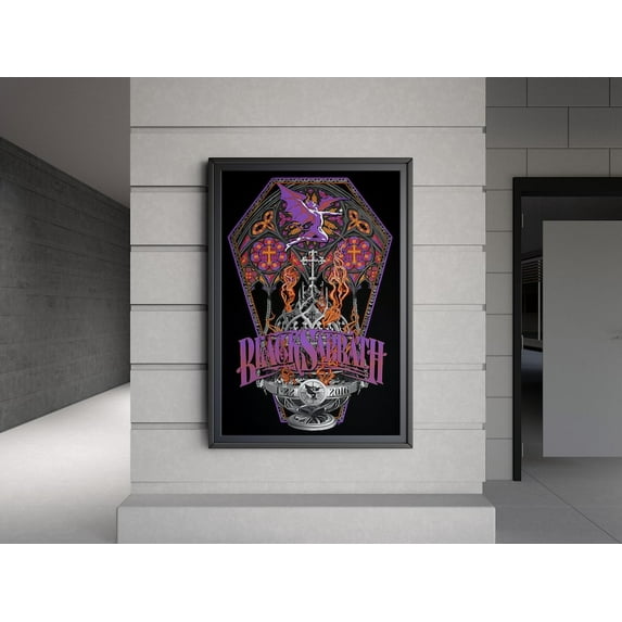 Black Sabbath The End Tour 2016 Poster, Classic Heavy Metal Rock Band ...