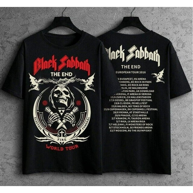 Black Sabbath The End World Tour T-Shirt - Walmart.com