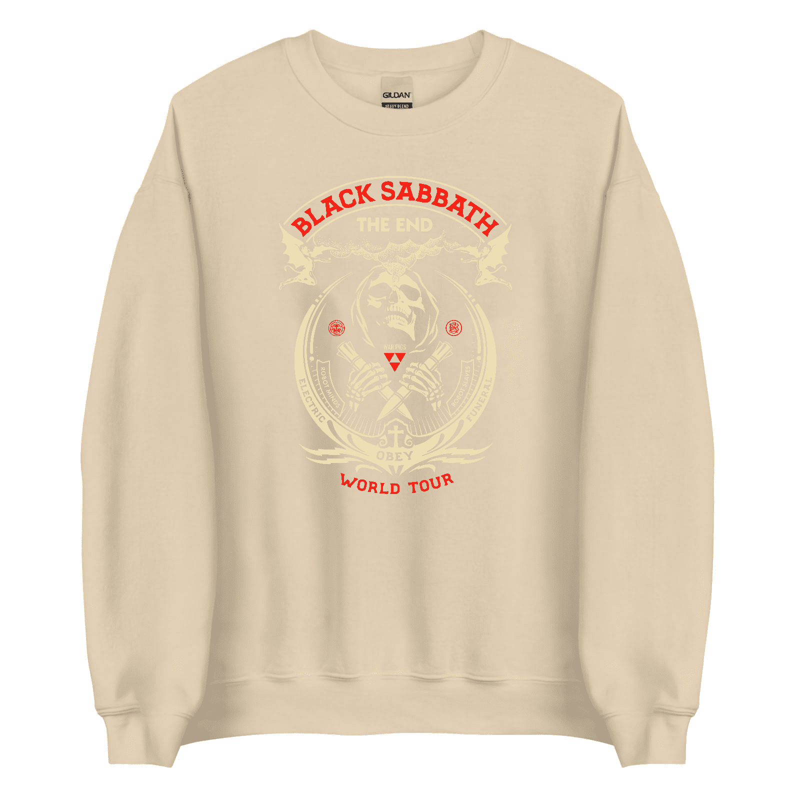 Black Sabbath The End World Tour T-shirt Full Size S-3XL - Walmart.com
