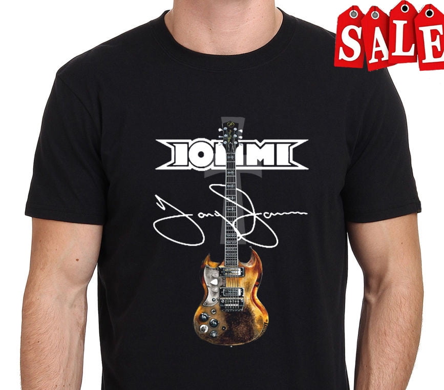 Black Sabbath Tony Iommi Signature T-shirts Cotton Unisex Tee S-5Xl ...
