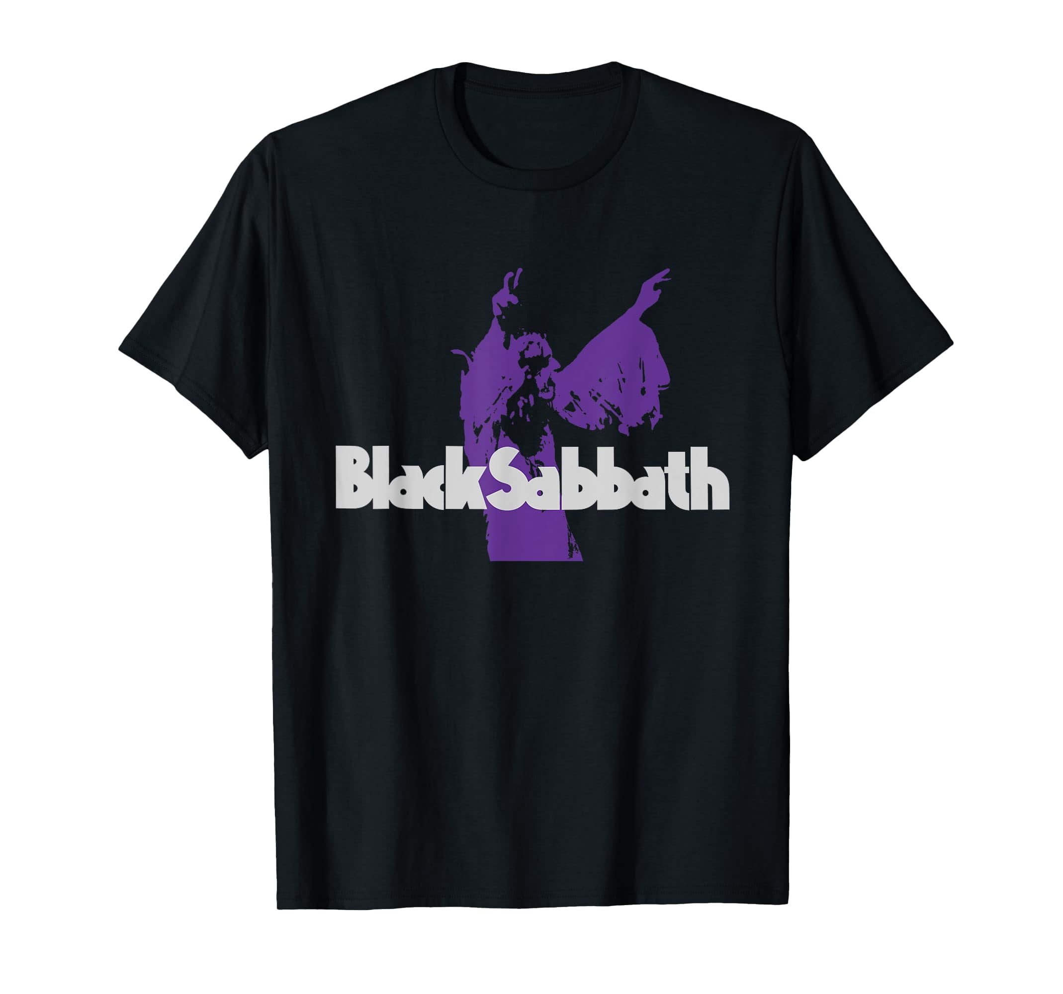 Black Sa-bbath Men's Shirt,Band Shirts Washed Tshirt Cotton Round Neck ...