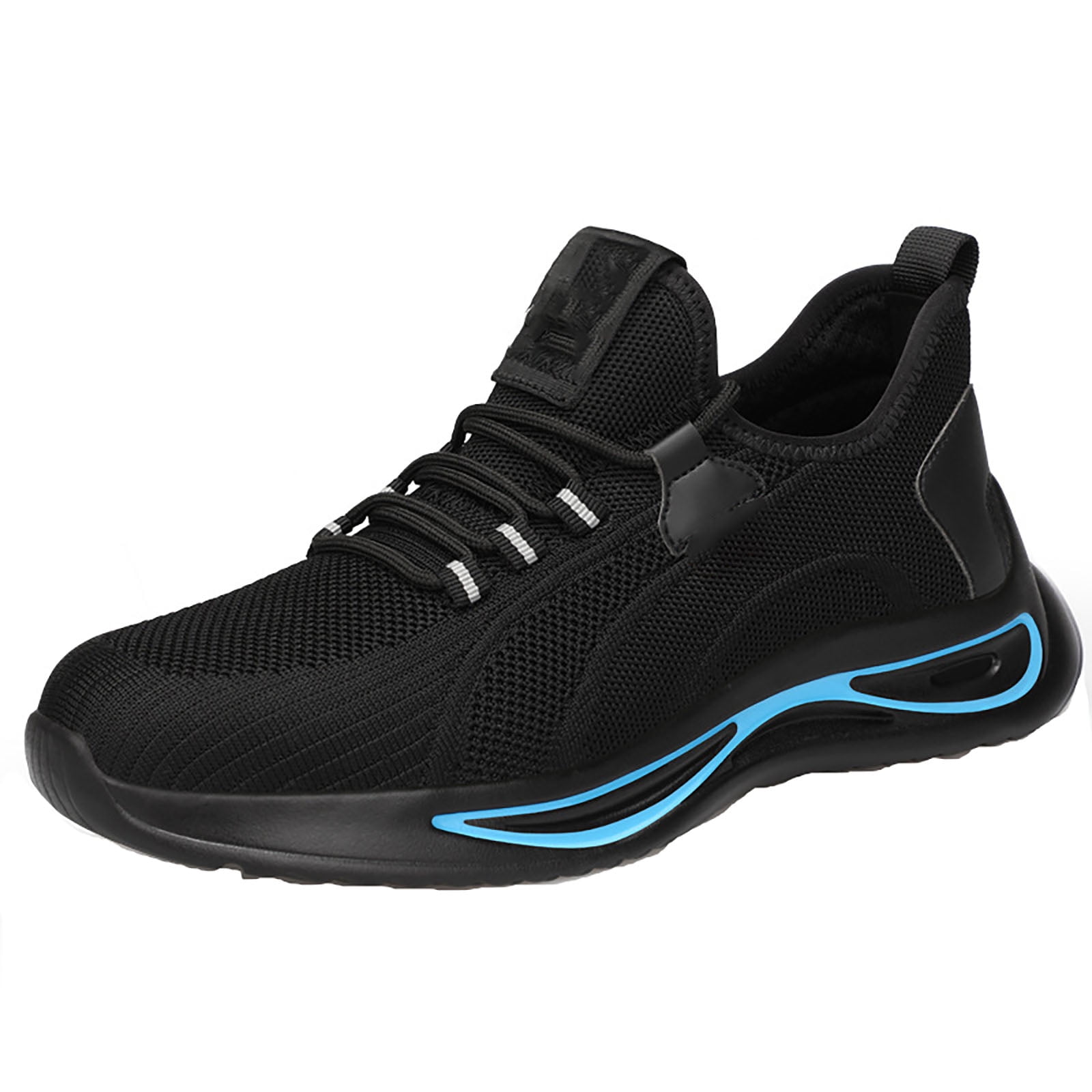 Black Safety Trainers Mens Womens Steel Toe Cap Safety Shoes ...