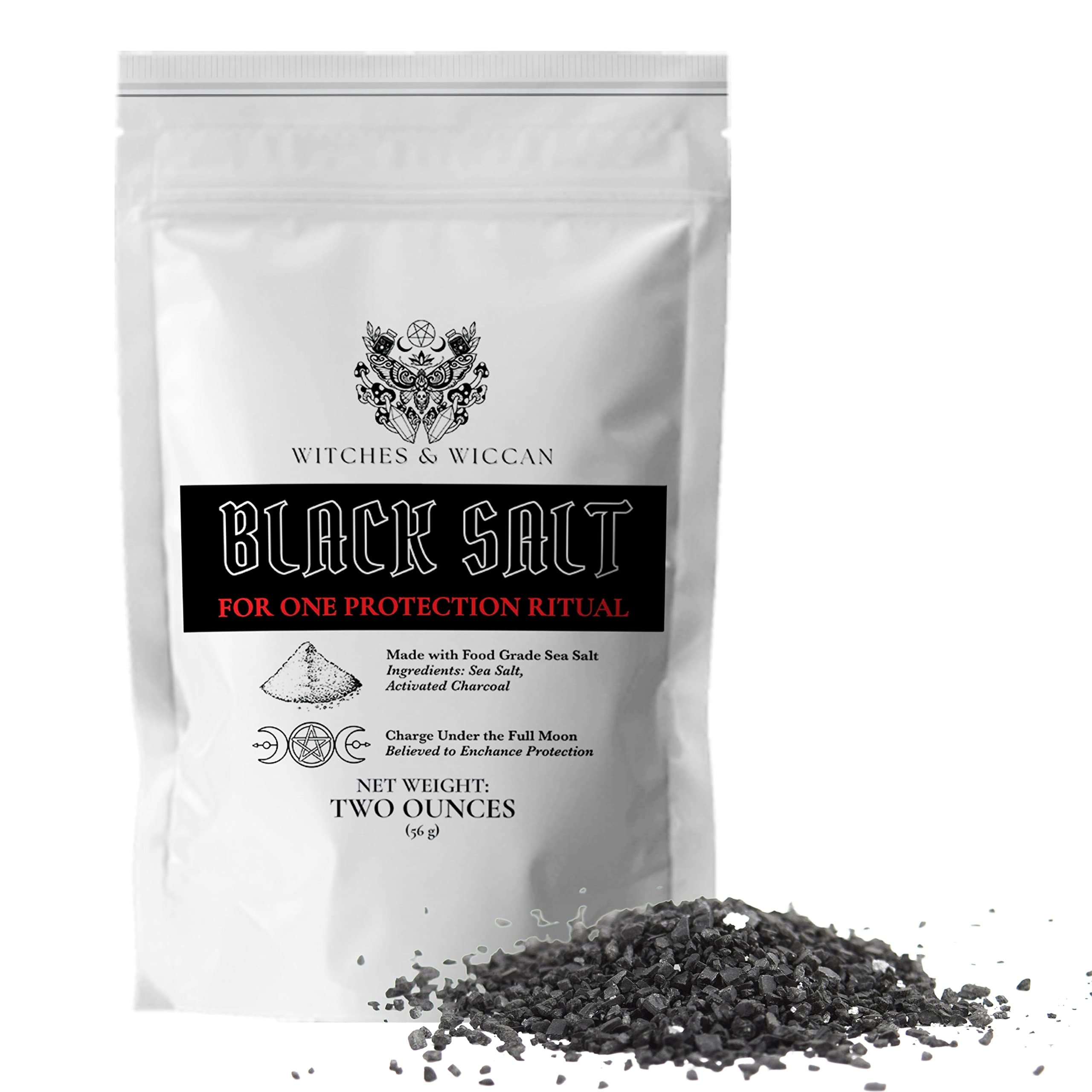Black Salt CM31 for Protection Rituals, Wiccan Supplies, Sal Negra para ...