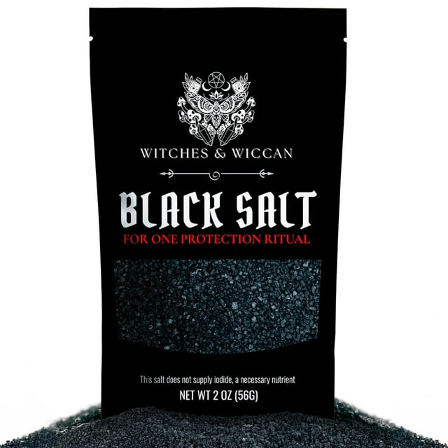 Black Salt for Protection BCF26 Rituals & Wiccan Spells, Handcrafted ...