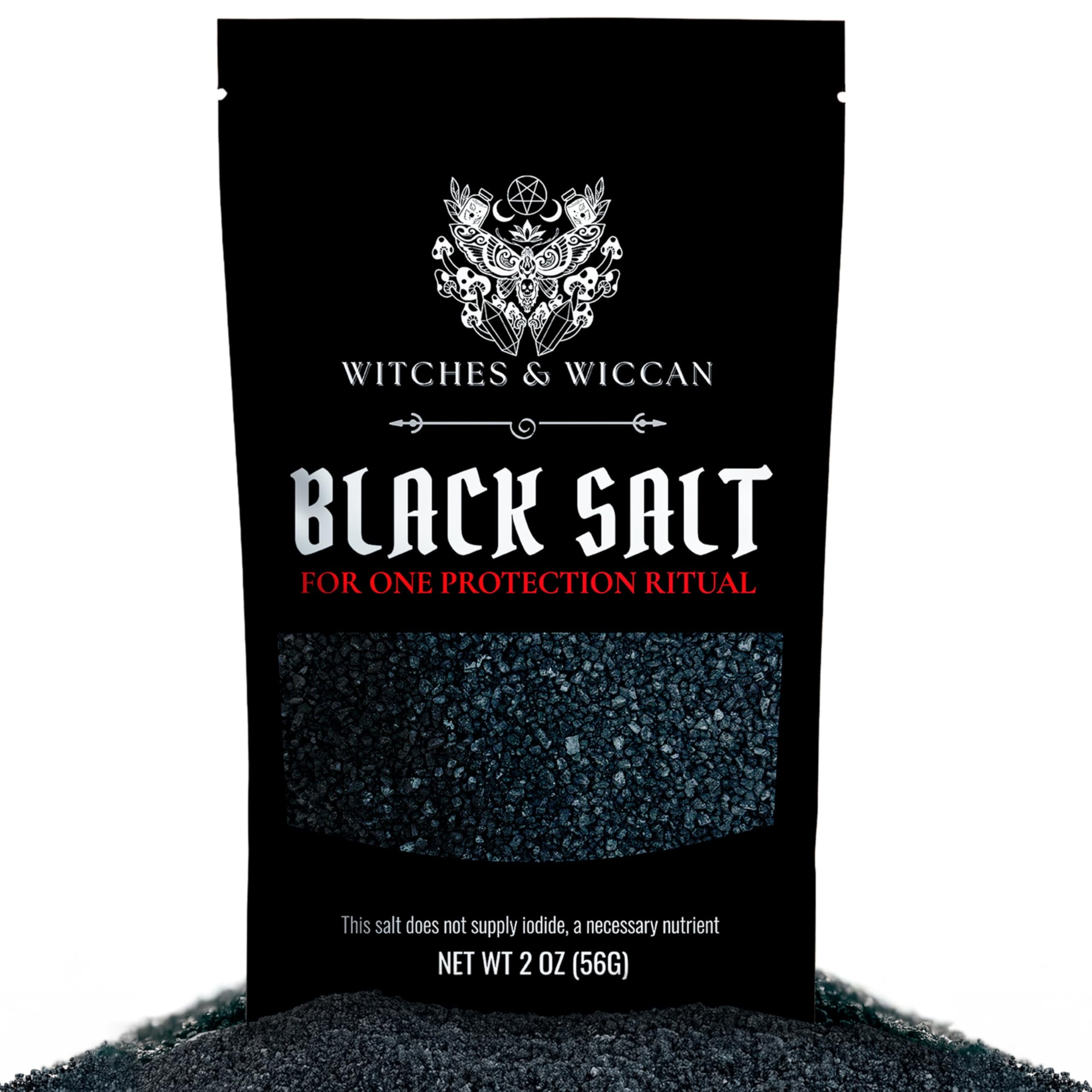 Black Salt for Protection KEF28 Rituals & Wiccan Spells, Handcrafted ...