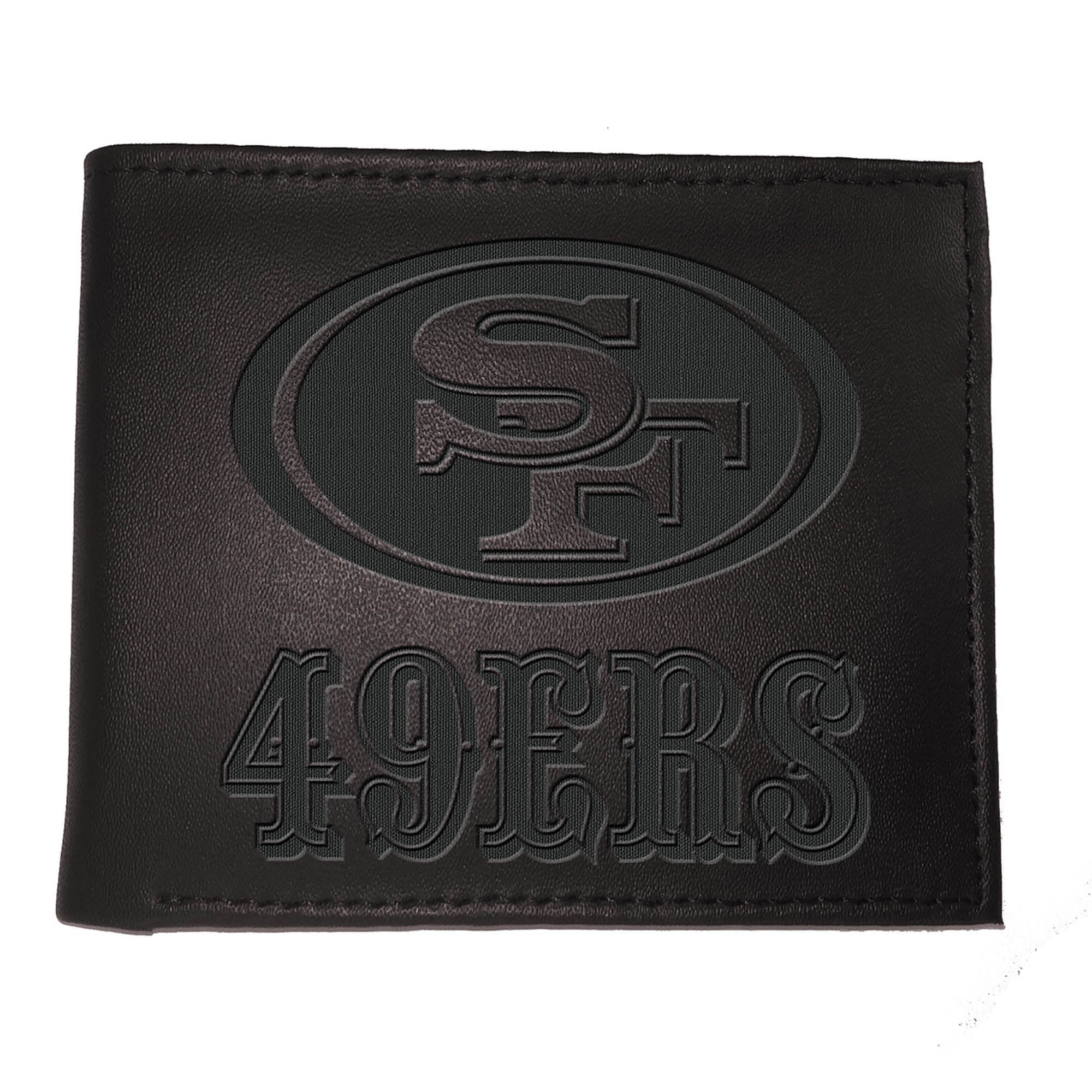 Black San Francisco 49ers Hybrid Bi-Fold Wallet - Walmart.com
