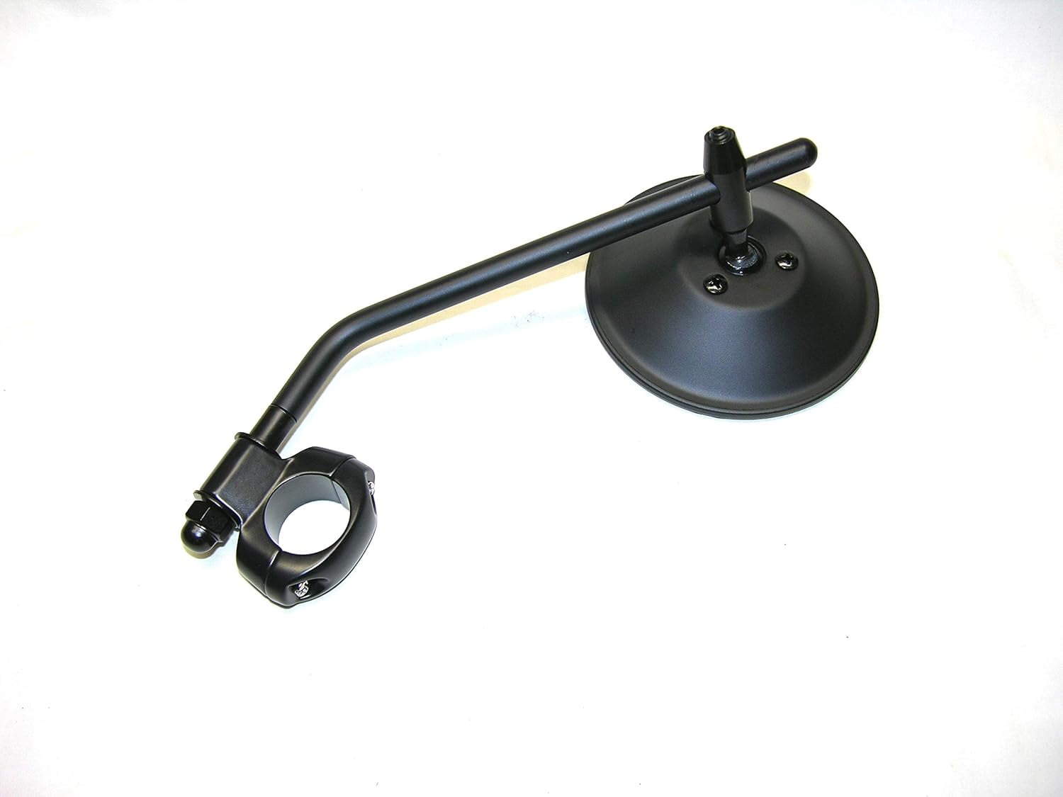 Black Satin 4 Inch Mirror with 6 Inch Black Satin Stem, Hardware ...