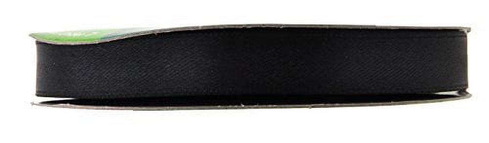 Black Satin Ribbon 1/2 Inch 50 Yard Roll for Gift Wrapping, Weddings ...