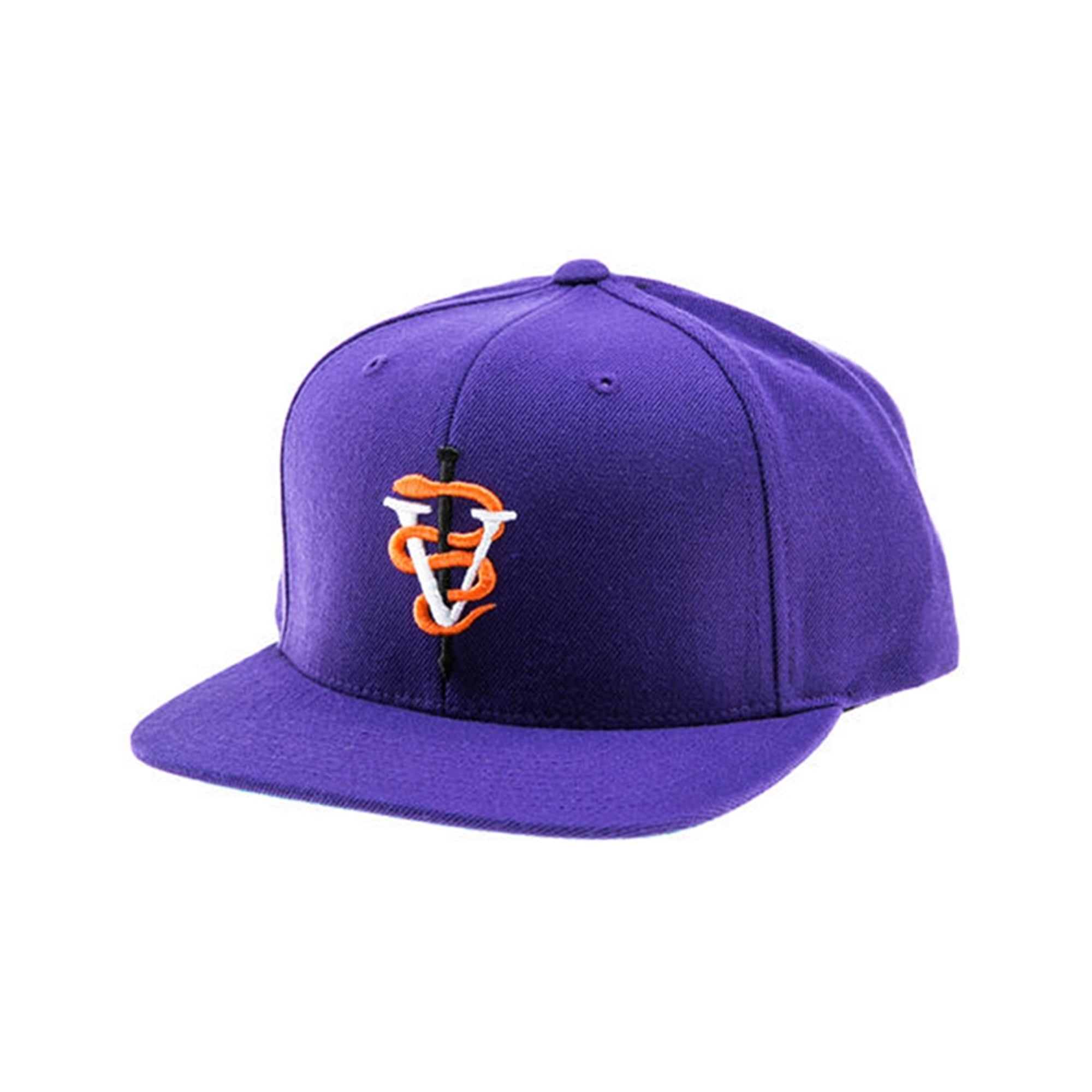 Black Scale Mens The VS Snake Snapback Baseball Cap, Purple, One Size ...