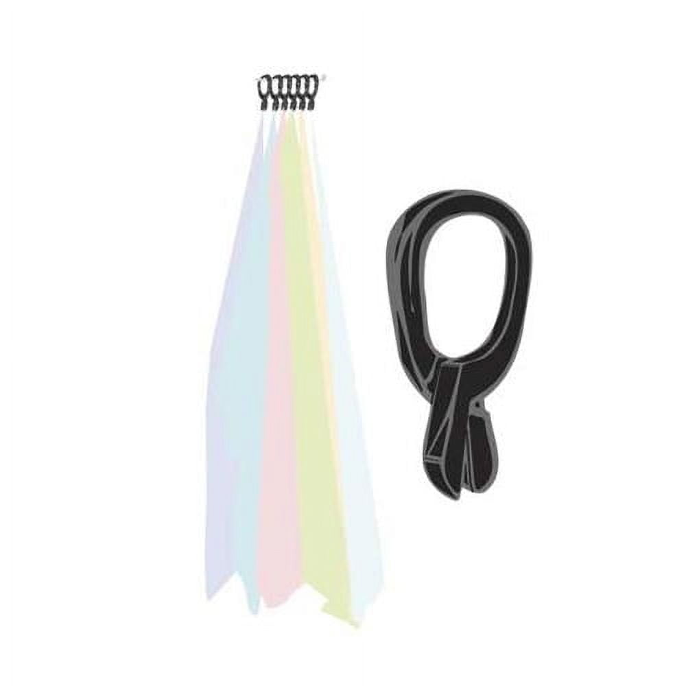 Black Scarf Clip Hangers for Retail, Economic Plastic Fine Garment ...
