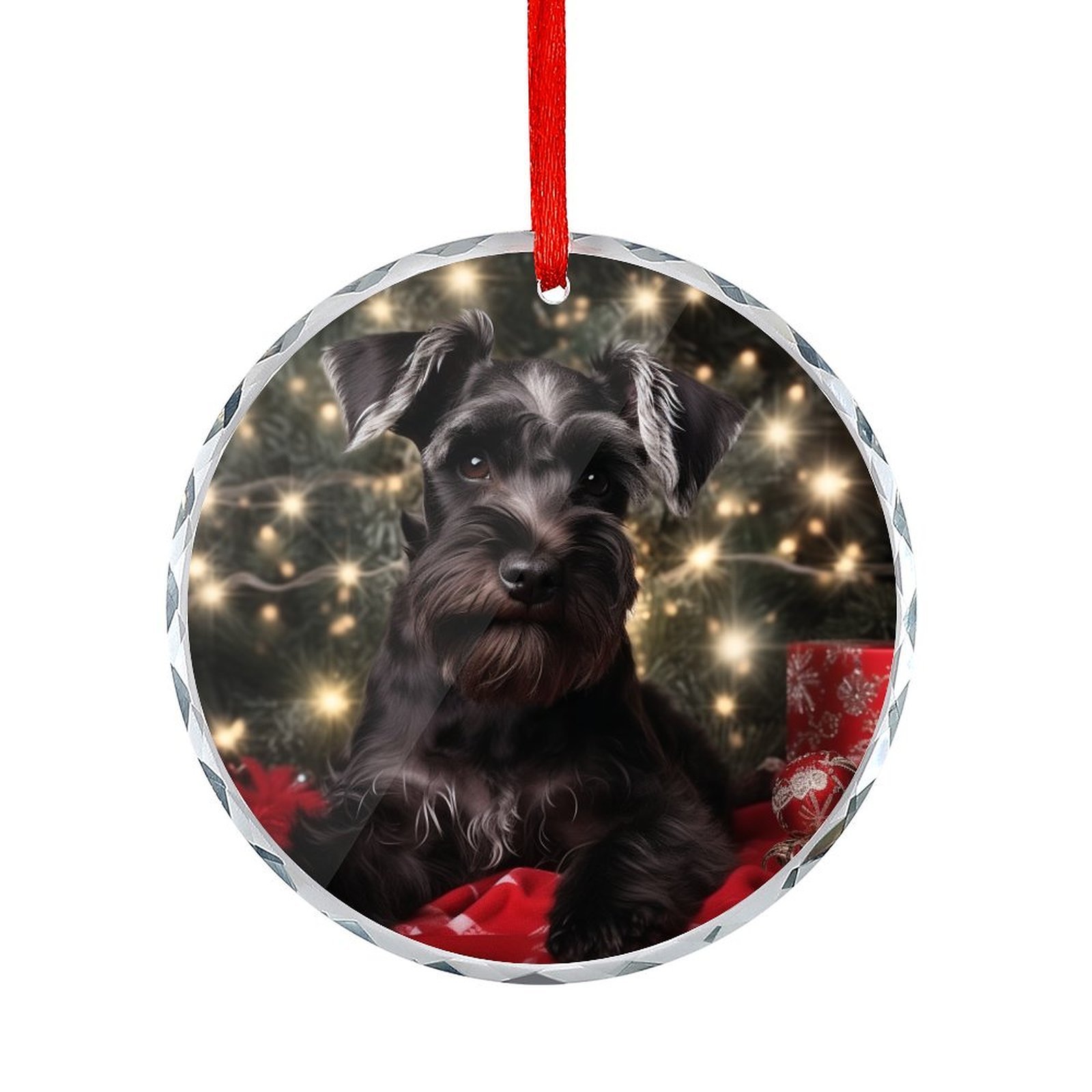 Black Schnauzer Dog Christmas Christmas Ornament Dog Lover Gifts ...