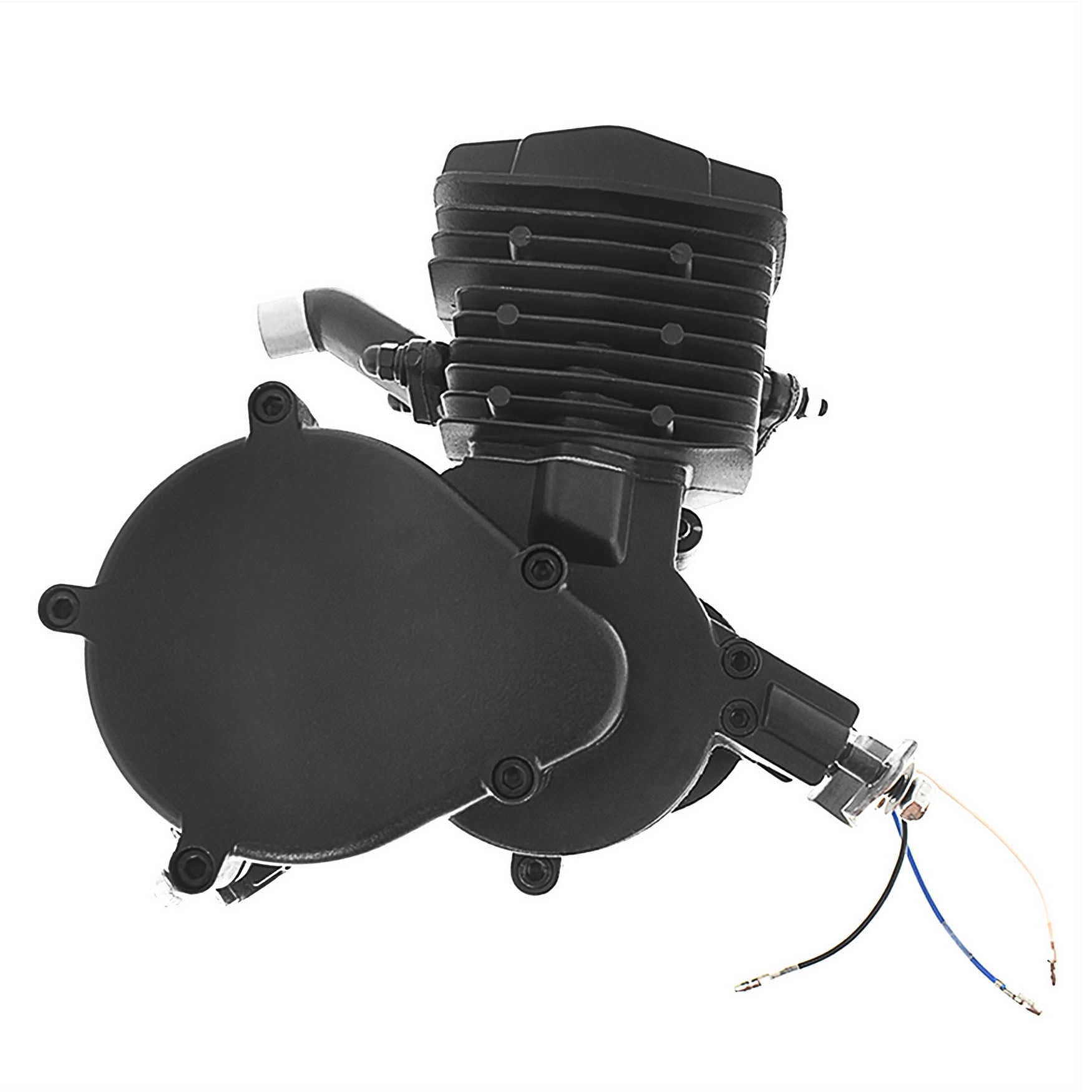 Black Scooter 80cc 2 Stroke Gas Engine Motor Fit for Motorized Bicycle ...