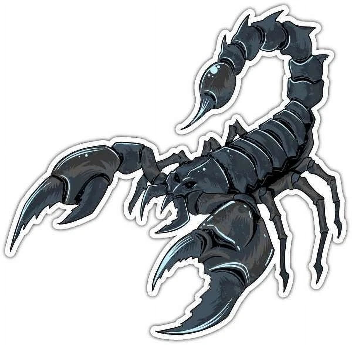 Black Scorpion Venomous Venom Africa Car Stickerphone Decal Water ...