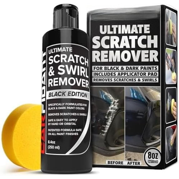 Black Scratch and Swirl Remover - Scratch Repair & Polishing Compound ...