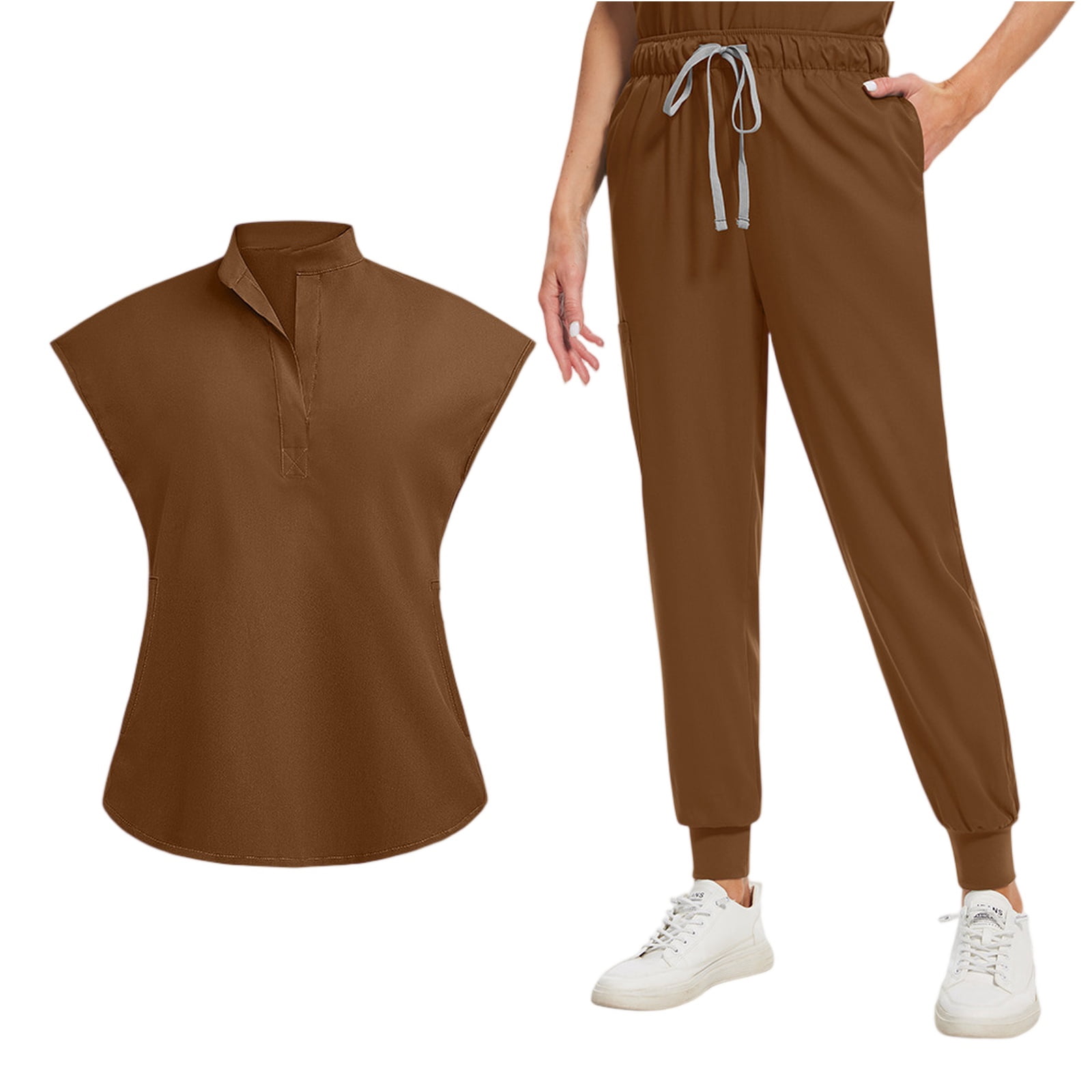Black Scrubs,Scrubs Medical Uniform,Stretchable,Quick-drying,Unisex ...