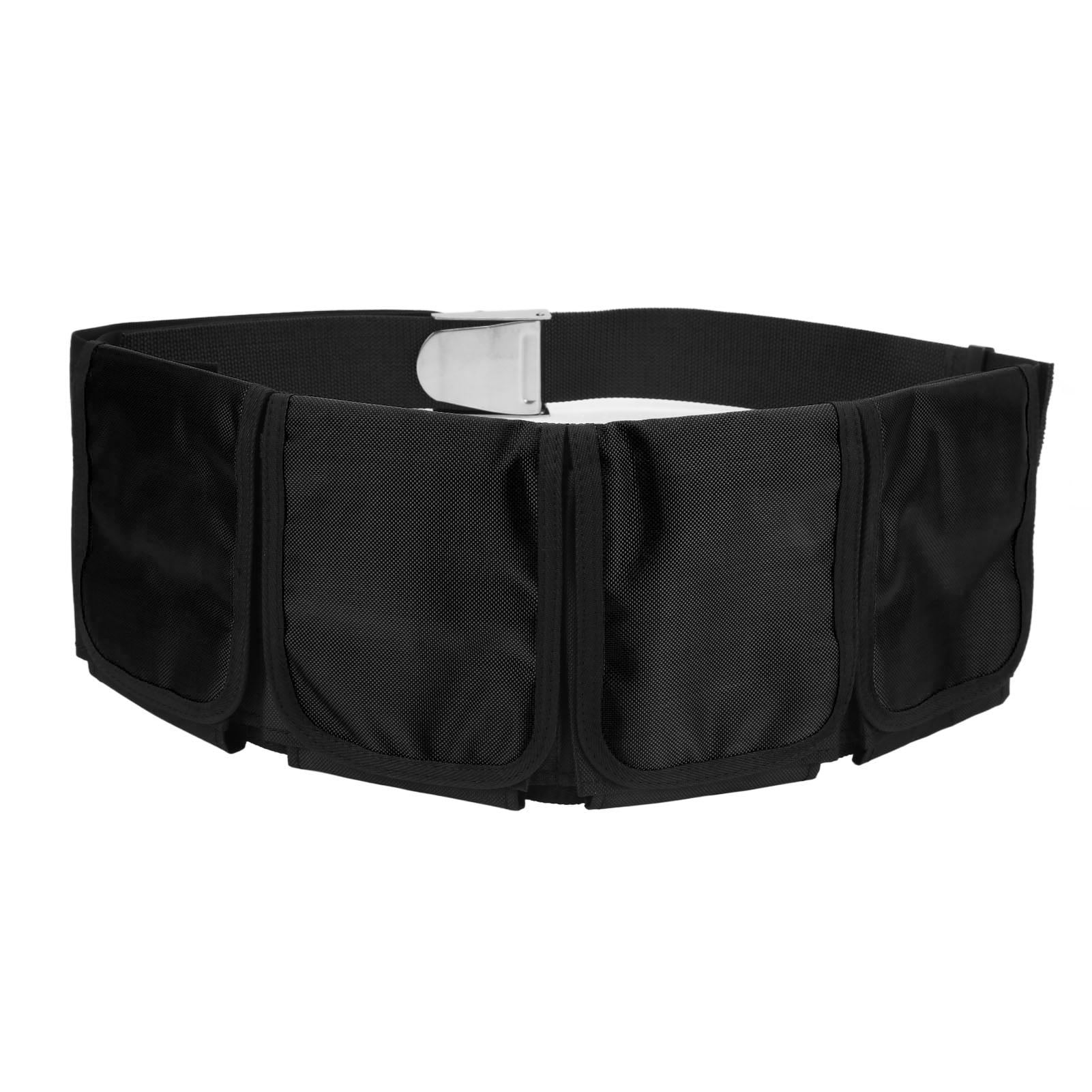 Black Scuba Diving Weight Belt with 4 Pockets Oxford Cloth for ...