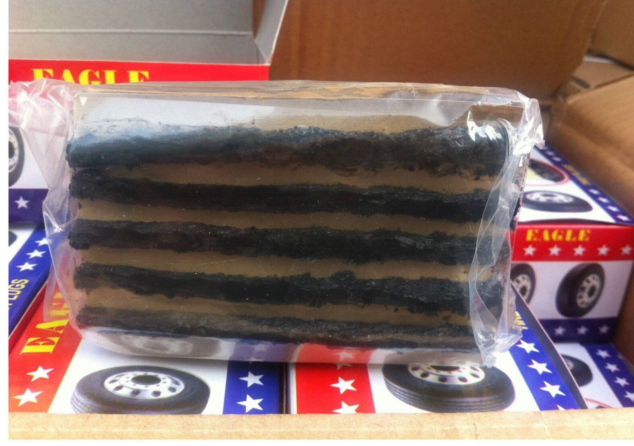 Black Seal Tire Plugs 100 SEALS 100% SELF VULCANIZING TUBELESS TIRE ...