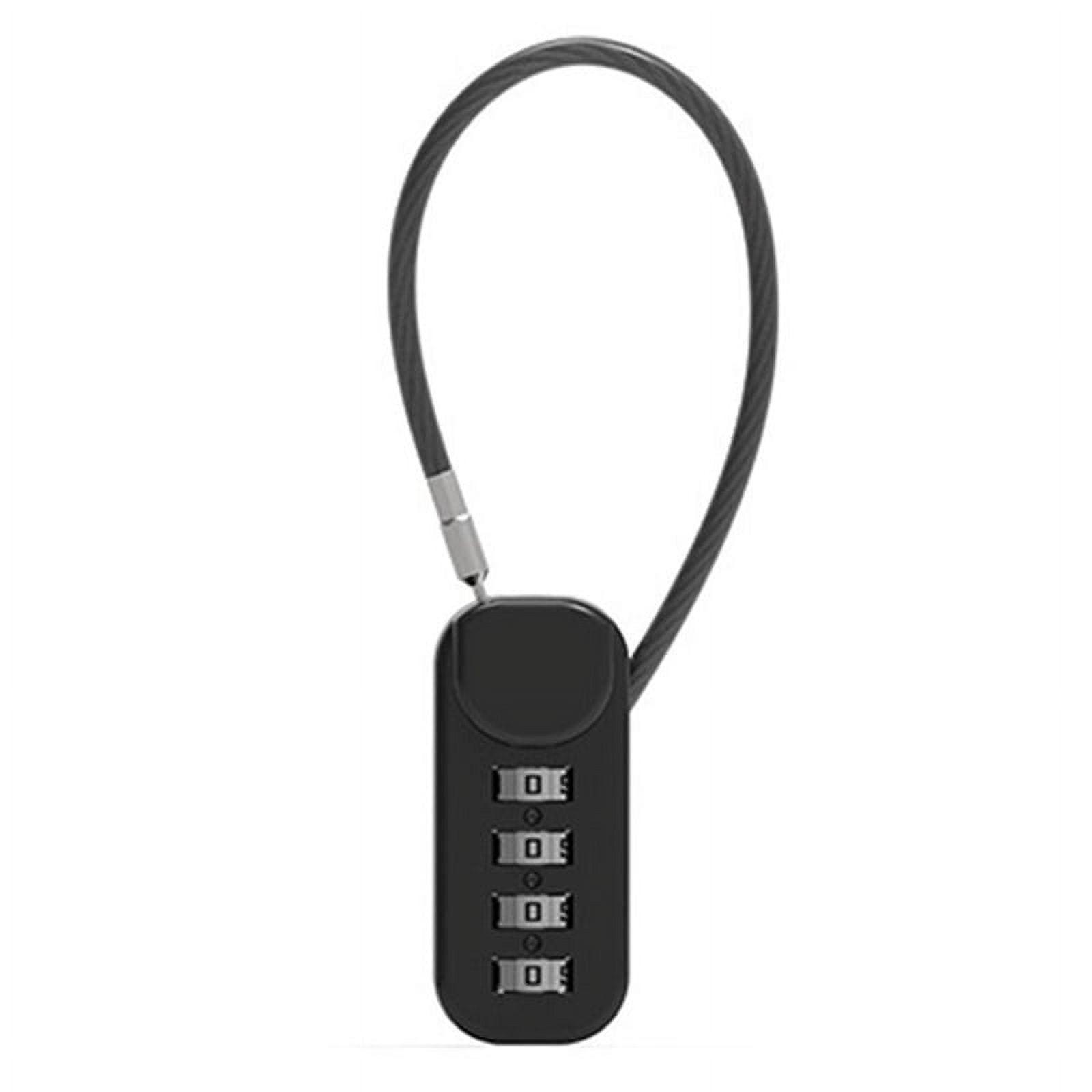 Gray Security Combination Padlock 4-Digit Combination Padlock Zinc ...