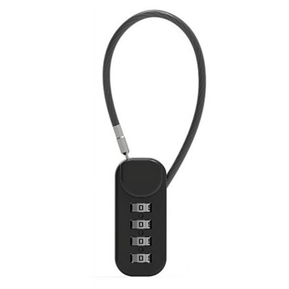 Gray Security Combination Padlock 4-Digit Combination Padlock Zinc ...