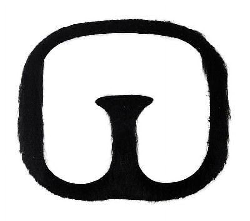 Black Self Adhesive Moustache for Undertaker Costume - Walmart.com
