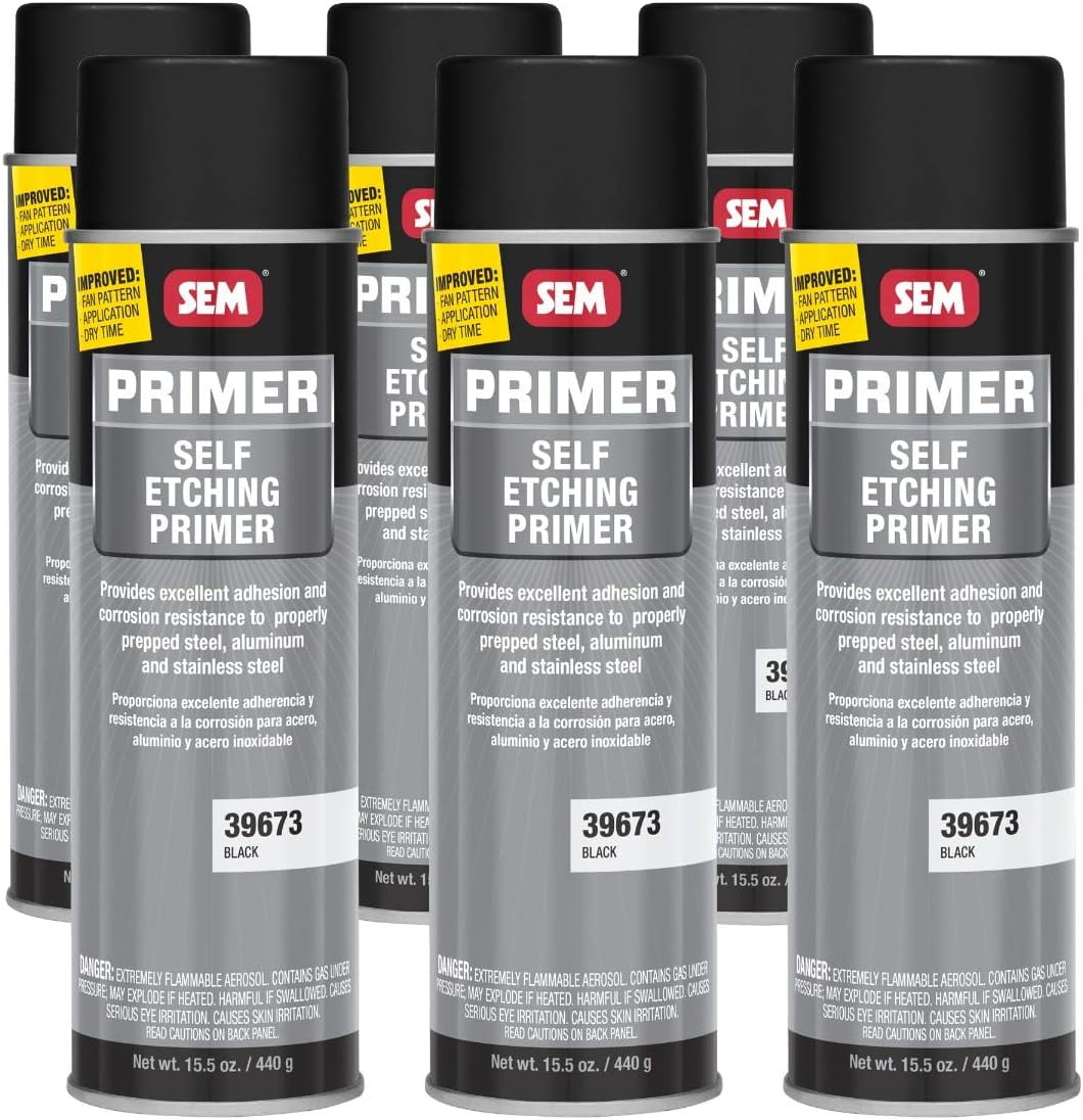 Black Self Etching Primer 15.5 oz. (6/Pack) - Walmart.com