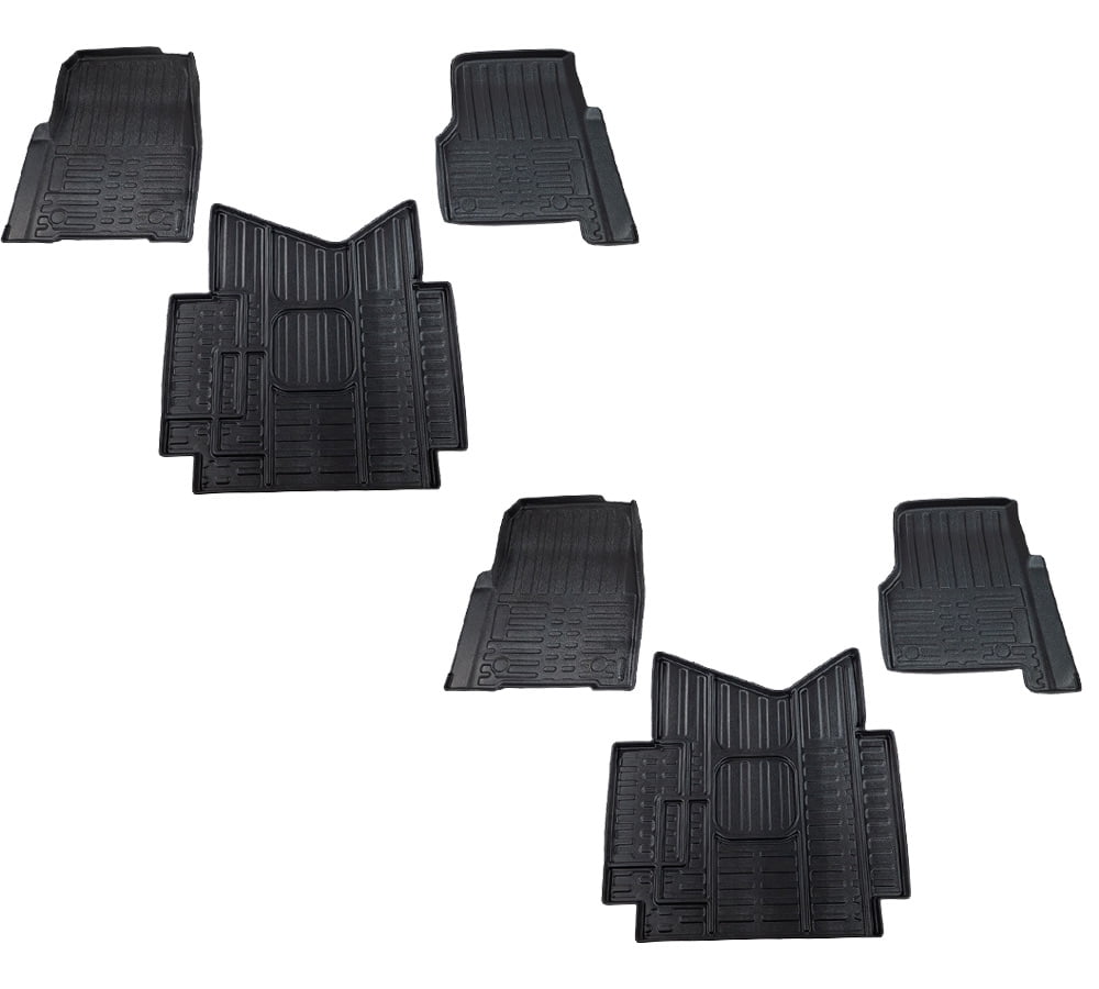 Black Semi Truck Floor Mats Liners Compatible with Freightliner ...