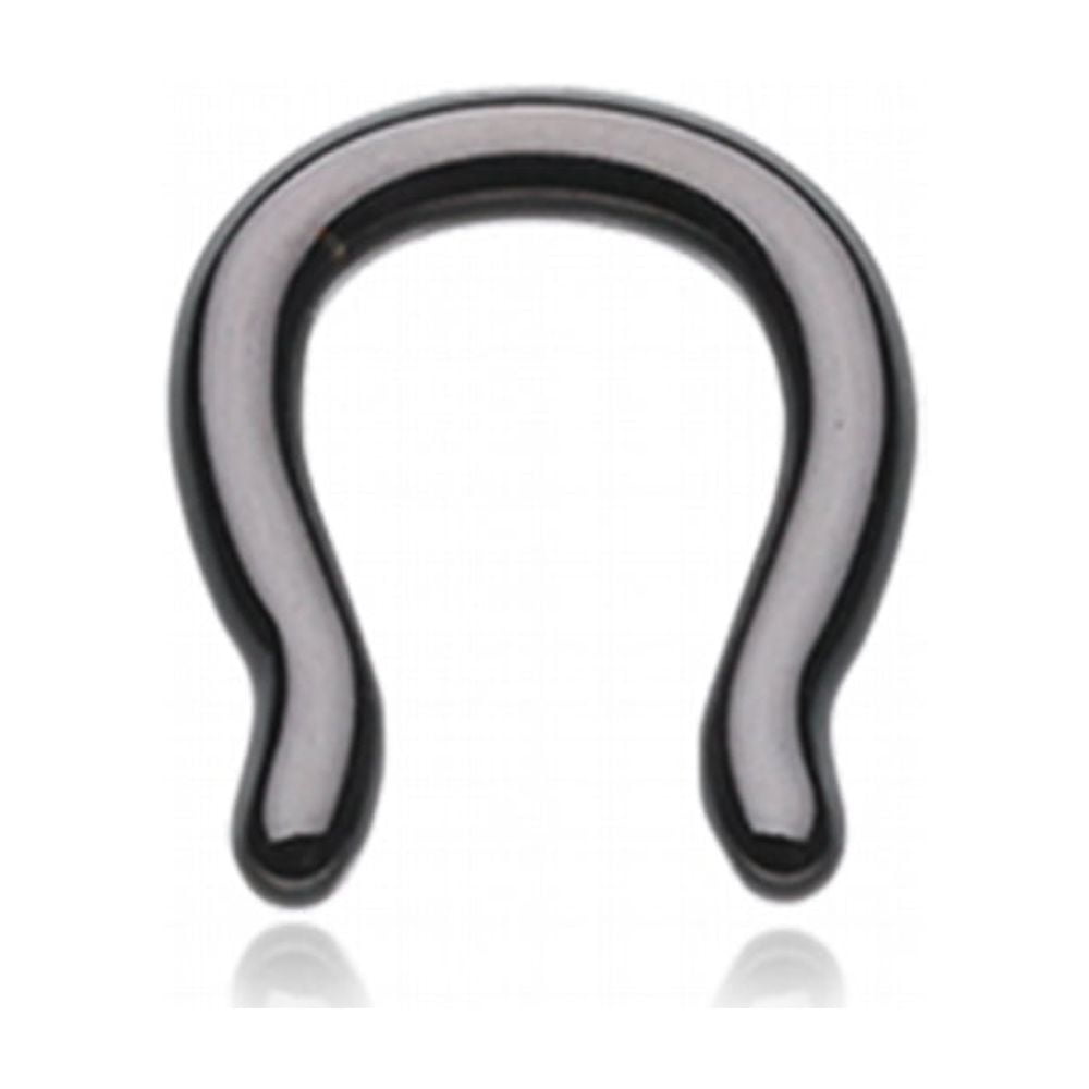 Black Septum Ring 14g - Walmart.com