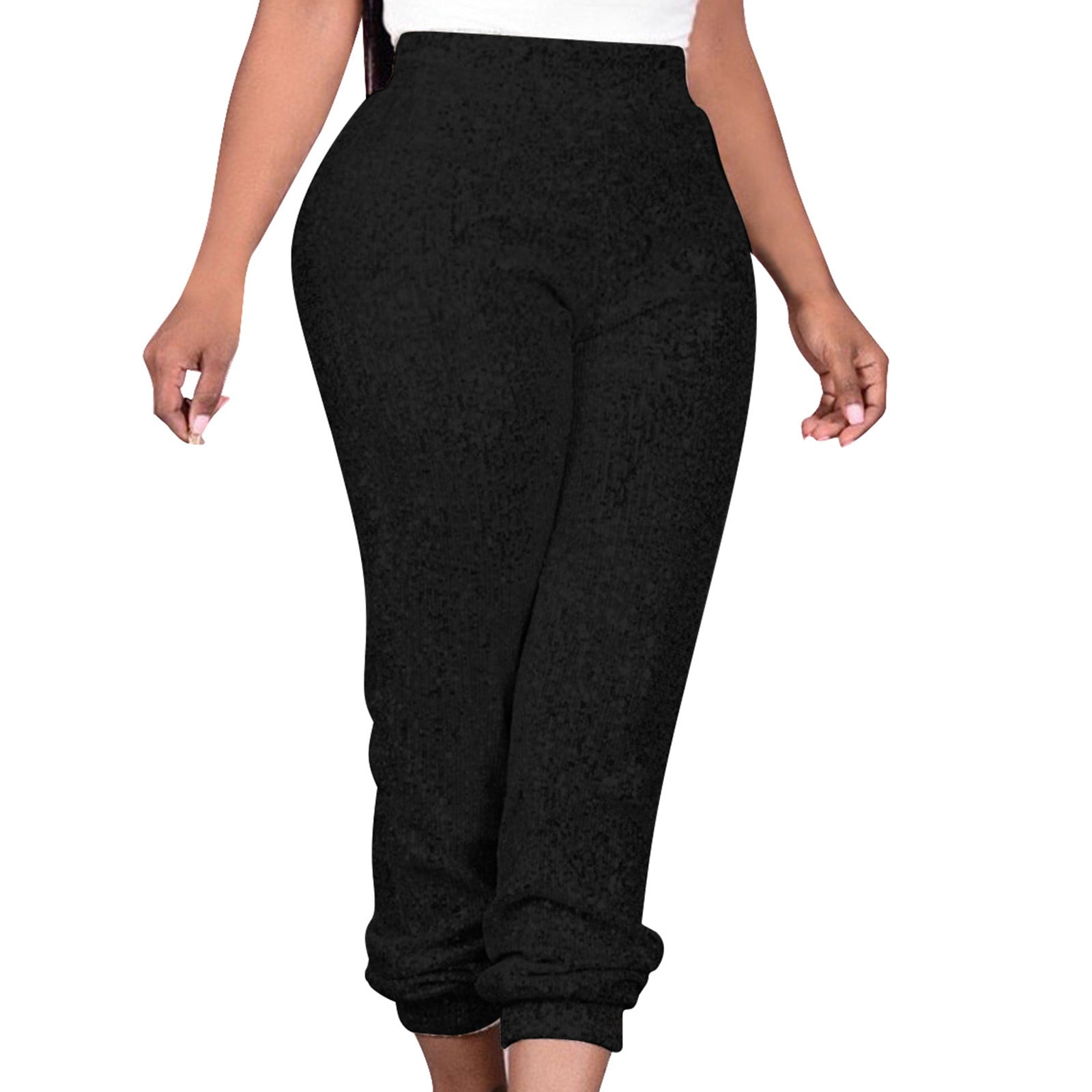 Black Sequin Bling High Leg Dance Cosplay Costumes Flared Wide Leg ...