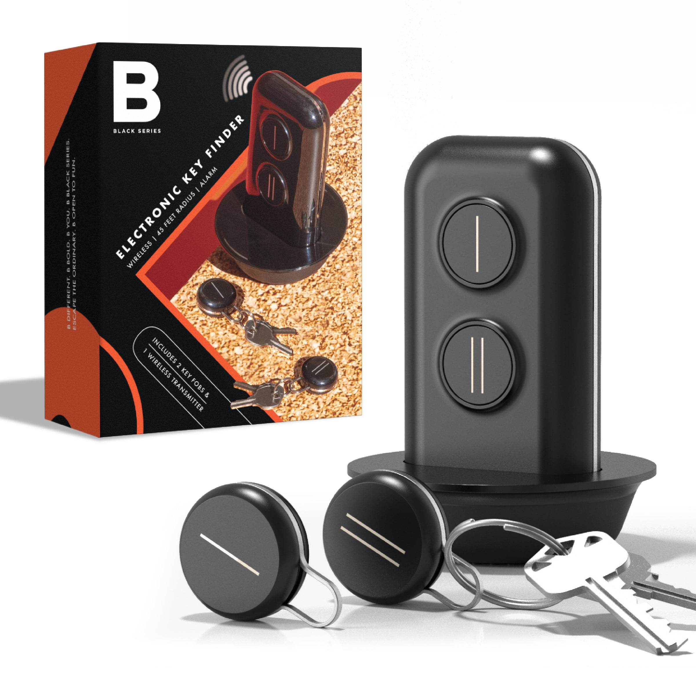 Black Series Smart Track Key Finder & Storage, Mini Wireless Magnetic ...