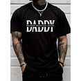 Black Set Mens Crew Neck Graphic Tee Streetwear Casual Heavy Cotton T ...
