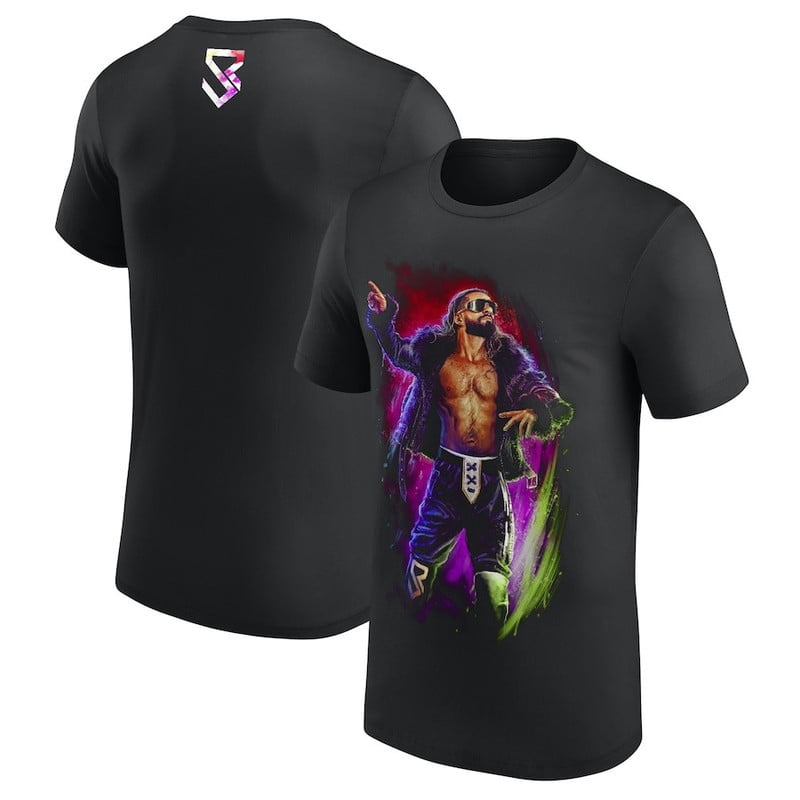 Black Seth "Freakin" Rollins Visionary Sam Hain T-Shirt - Walmart.com