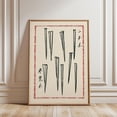 Black Sewing Pins Line Poster Unframed Paper Print - Walmart.com