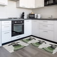 Black Sheep 2 Pieces Non-Slip Kitchen Mat Set, Glasses Green Sweater ...