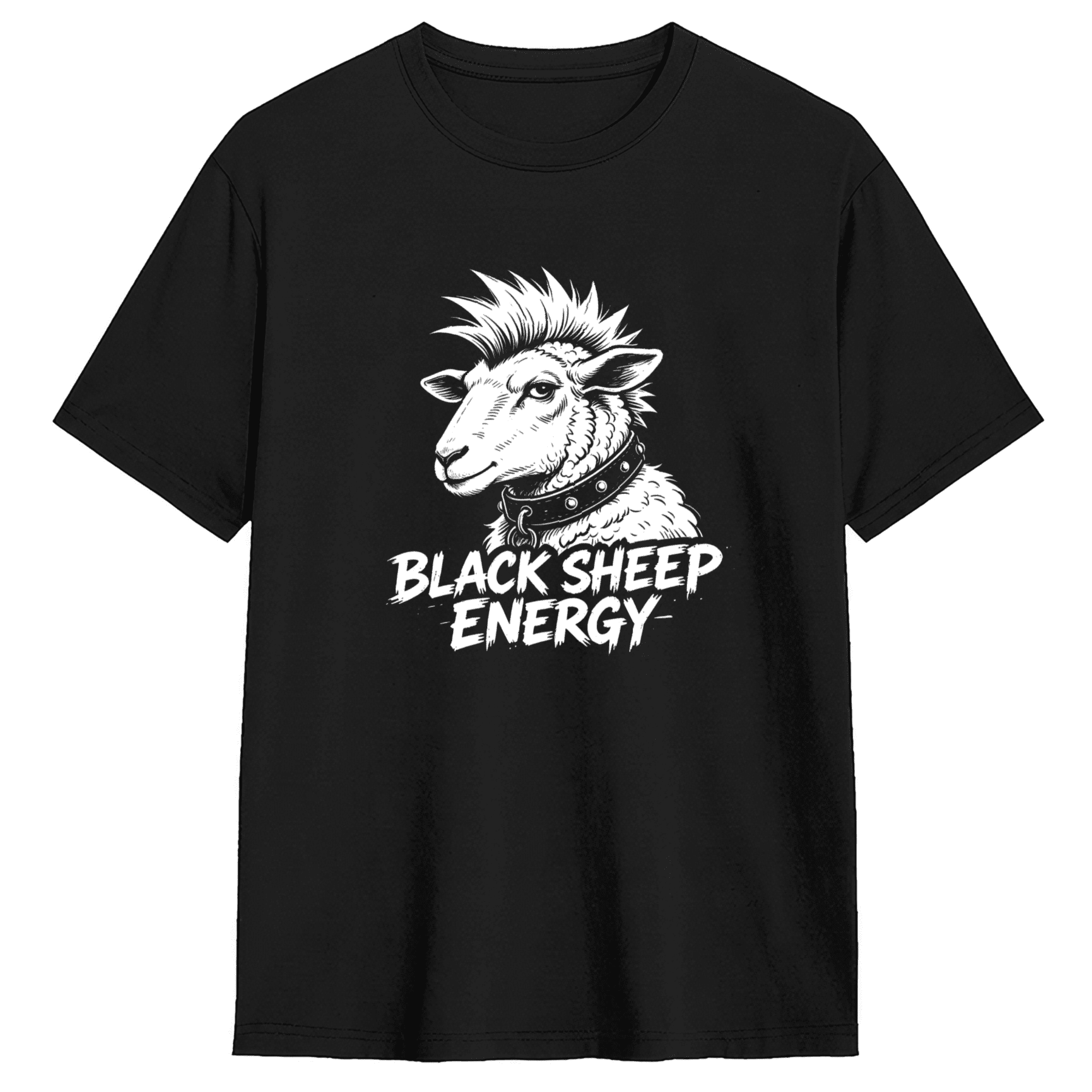 Black Sheep Energy Retro Graphic Tee For Men And Women, Funny Cool ...