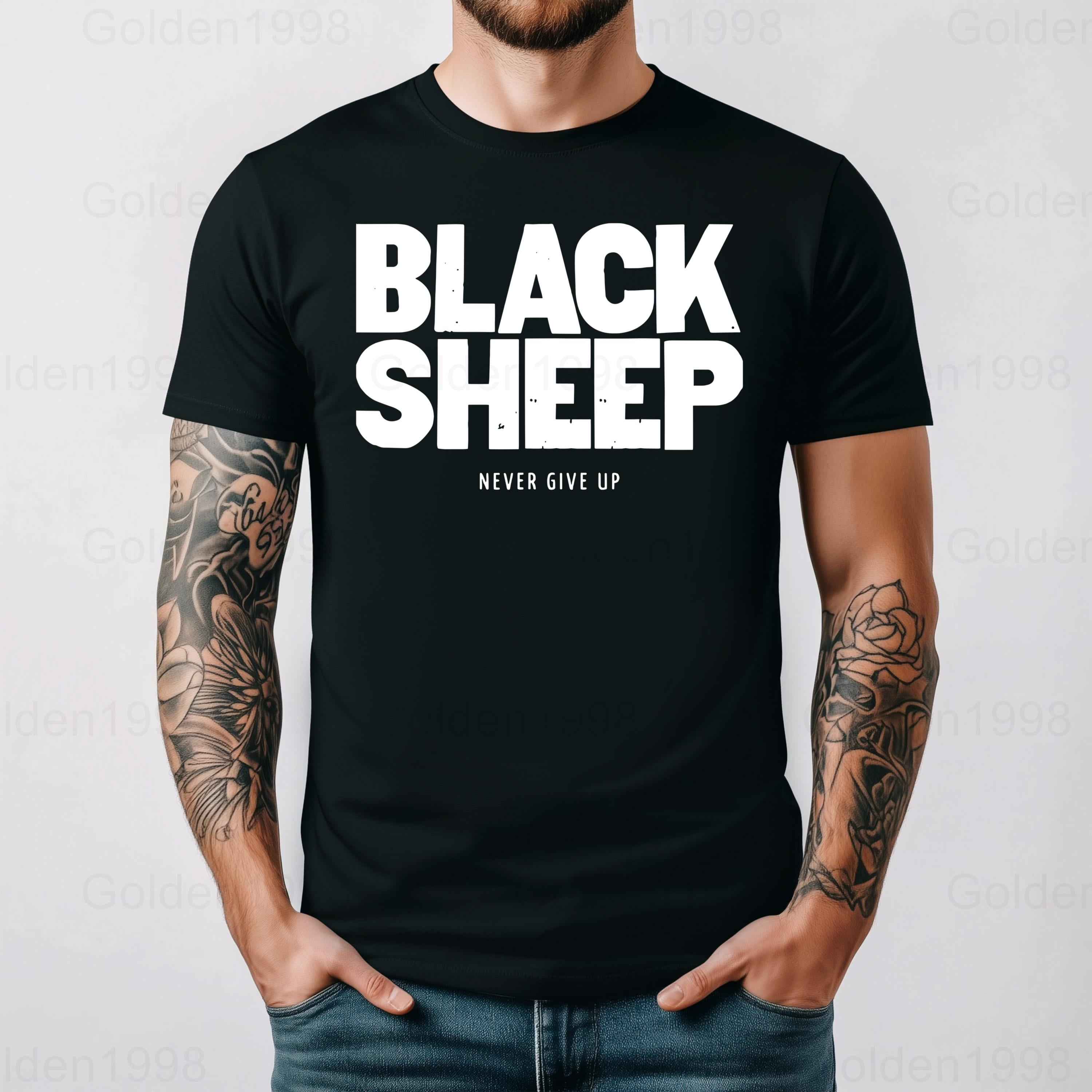 Black Sheep Funny Sarcastic Graphic Design For Outcasts And Rebels ...