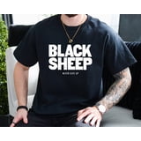 Black Sheep Funny Sarcastic Graphic For Outcast Rebel Art Unisex T ...
